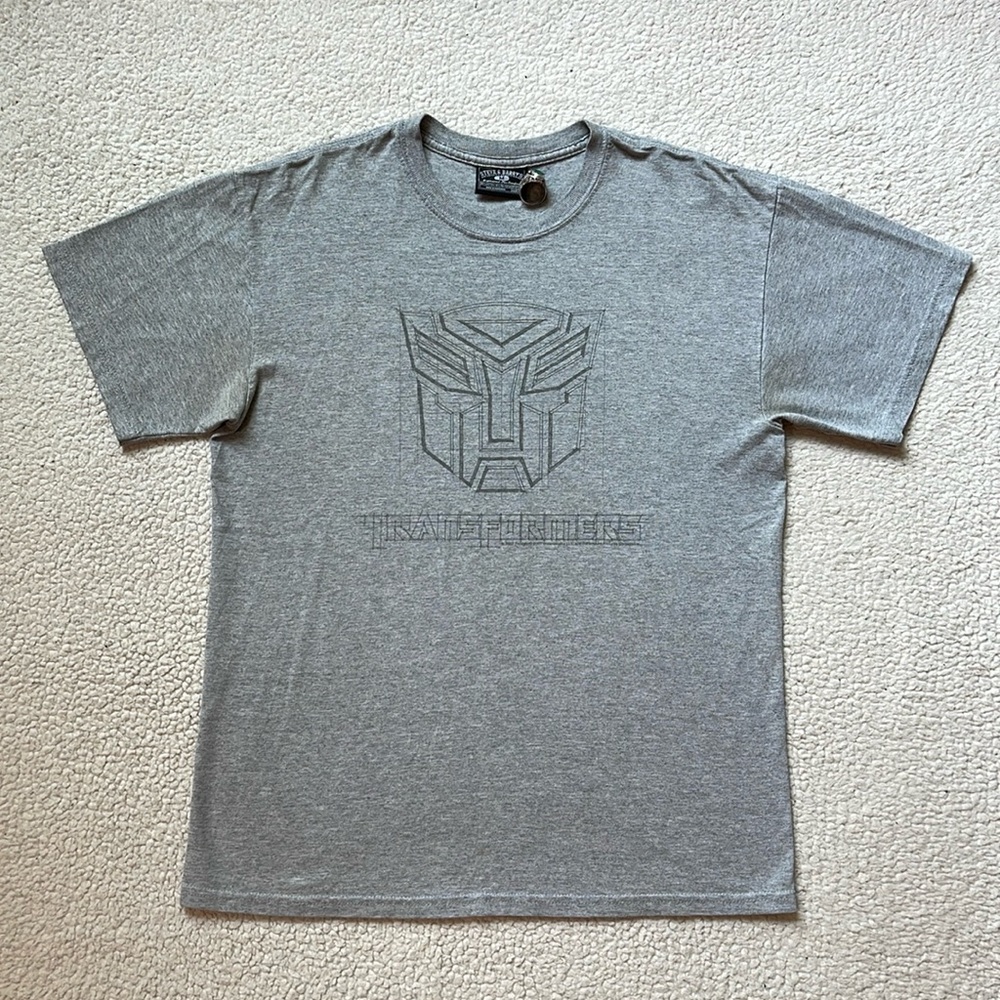 2007 Transformers Promo Sketch Blueprint Art Tee - Gem